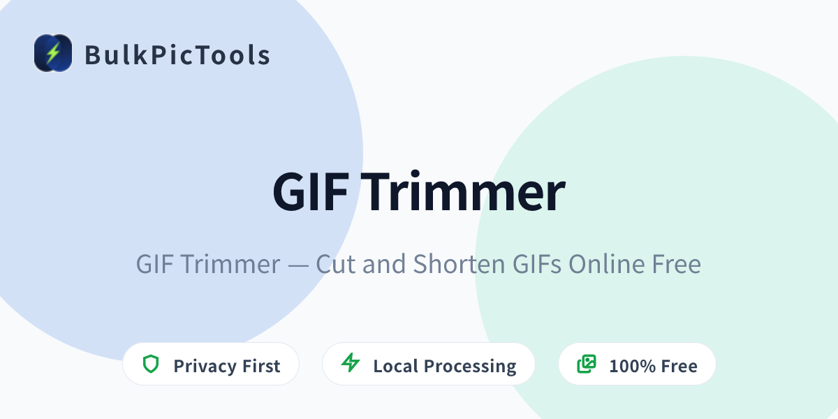 GIF Trimmer — Cut and Shorten GIFs Online Free | BulkPicTools