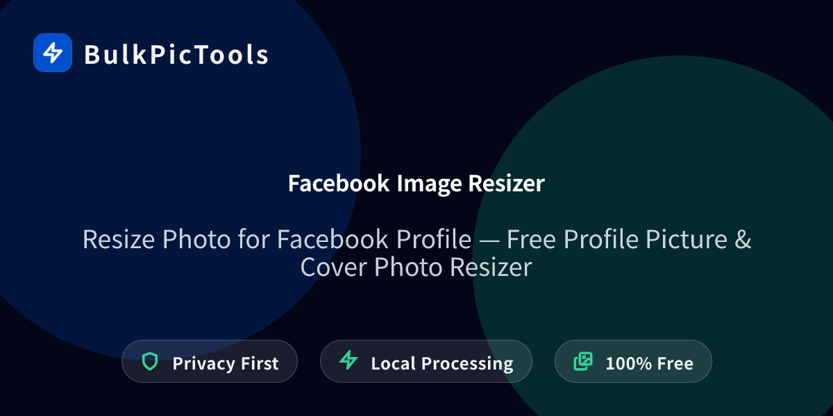 Free Facebook Photo Resizer – Profile, Cover & Group Size 2026 ...